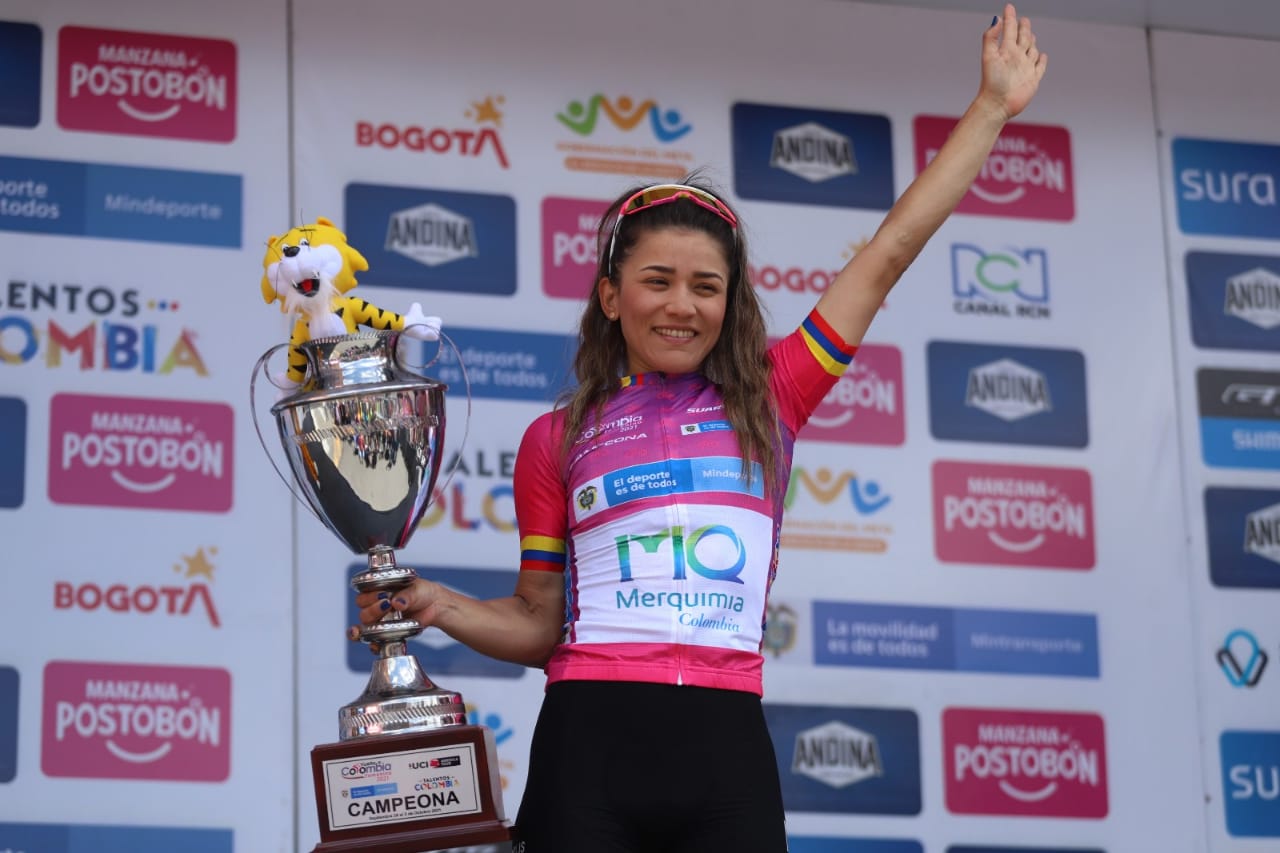 La venezolana Lilibeth Chacón, gran campeona de la Vuelta a Colombia ...